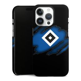 DeinDesign iPhone 14 Pro Handy Premium Case Smartphone Handyh&uuml;lle Schutzh&uuml;lle matt Official Licensed Product Hsv Hamburger Sv Premium Case