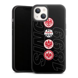 DeinDesign iPhone 13 Handy Gallery Case Handyh&uuml;lle 9H Geh&auml;rtetes Glas R&uuml;ckseite H&uuml;lle Eagle Logo Eintracht Frankfurt Gallery Case