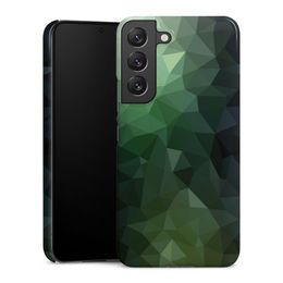 DeinDesign Galaxy S22 Handy Premium Case Smartphone Handyh&uuml;lle Schutzh&uuml;lle gl&auml;nzend Tarnmuster Geometric Mosaic Premium Case
