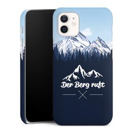 DeinDesign iPhone 12 mini Handy Premium Case Smartphone Handyh&uuml;lle Schutzh&uuml;lle matt Wanderlust Sky Mountain Premium Case