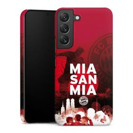 DeinDesign Galaxy S22 Handy Premium Case Smartphone Handyh&uuml;lle Schutzh&uuml;lle matt Mia San Mia Fcb Fc Bayern M&uuml;nchen Premium Case