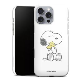 DeinDesign iPhone 16 Pro Max Handy Premium Case Smartphone Handyh&uuml;lle Schutzh&uuml;lle matt Snoopy Love Peanuts Premium Case