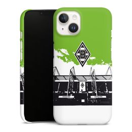DeinDesign iPhone 14 Handy Premium Case Smartphone Handyh&uuml;lle Schutzh&uuml;lle matt Merchandise Borussia M&ouml;nchengladbach Stadium Premium Case