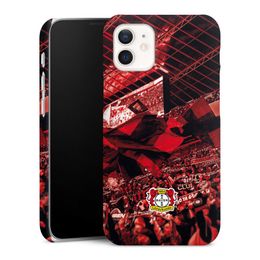 DeinDesign iPhone 12 mini Handy Premium Case Smartphone Handyh&uuml;lle Schutzh&uuml;lle matt Merchandise Bayer 04 Leverkusen Official Licensed Product Premium Case
