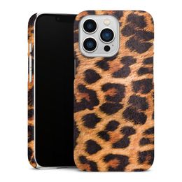 DeinDesign iPhone 13 Pro Handy Premium Case Smartphone Handyh&uuml;lle Schutzh&uuml;lle matt Animal Print Leopard Fur Premium Case