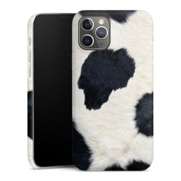 DeinDesign iPhone 12 Pro Handy Premium Case Smartphone Handyh&uuml;lle Schutzh&uuml;lle matt Animal Look Animal Print Cow Skin Premium Case