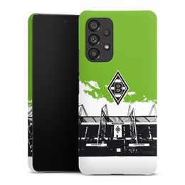 DeinDesign Galaxy A53 5G Handy Premium Case Smartphone Handyh&uuml;lle Schutzh&uuml;lle matt Borussia M&ouml;nchengladbach Stadium Merchandise Premium Case