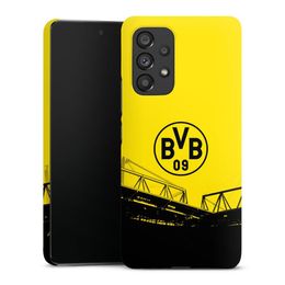 DeinDesign Galaxy A53 5G Handy Premium Case Smartphone Handyh&uuml;lle Schutzh&uuml;lle gl&auml;nzend Bvb Borussia Dortmund Merchandise Premium Case