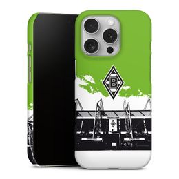 DeinDesign iPhone 16 Pro Handy Premium Case Smartphone Handyh&uuml;lle Schutzh&uuml;lle matt Merchandise Borussia M&ouml;nchengladbach Stadium Premium Case