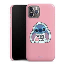 DeinDesign iPhone 12 Pro Handy Premium Case Smartphone Handyh&uuml;lle Schutzh&uuml;lle gl&auml;nzend Lilo & Stitch Disney Sayings Premium Case