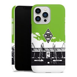DeinDesign iPhone 13 Pro Handy Premium Case Smartphone Handyh&uuml;lle Schutzh&uuml;lle matt Merchandise Borussia M&ouml;nchengladbach Stadium Premium Case