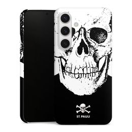 DeinDesign Galaxy S24 Handy Premium Case Smartphone Handyh&uuml;lle Schutzh&uuml;lle matt Totenkopf Fc St. Pauli Official Licensed Product Premium Case