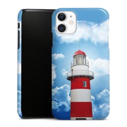 DeinDesign iPhone 11 Handy Premium Case Smartphone Handyh&uuml;lle Schutzh&uuml;lle gl&auml;nzend Sky Lighthouse Cloud Premium Case
