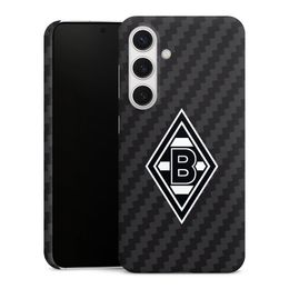 DeinDesign Galaxy S24 Handy Premium Case Smartphone Handyh&uuml;lle Schutzh&uuml;lle matt Borussia M&ouml;nchengladbach Carbon Gladbach Premium Case