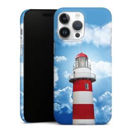 DeinDesign iPhone 14 Pro Max Handy Premium Case Smartphone Handyh&uuml;lle Schutzh&uuml;lle matt Cloud Lighthouse Sky Premium Case