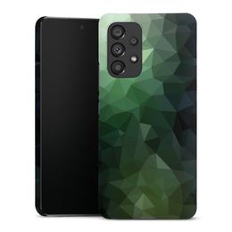 DeinDesign Galaxy A53 5G Handy Premium Case Smartphone Handyh&uuml;lle Schutzh&uuml;lle matt Mosaic Geometric Tarnmuster Premium Case