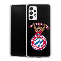 DeinDesign Galaxy A33 5G Handy Silikon H&uuml;lle Case transparent Handyh&uuml;lle Fc Bayern M&uuml;nchen Official Licensed Product Bernie Silikon Case