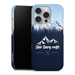 DeinDesign iPhone 16 Pro Handy Premium Case Smartphone Handyh&uuml;lle Schutzh&uuml;lle matt Wanderlust Sky Mountain Premium Case