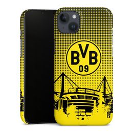 DeinDesign iPhone 14 Plus Handy Premium Case Smartphone Handyh&uuml;lle Schutzh&uuml;lle gl&auml;nzend Bvb Stadium Borussia Dortmund Premium Case