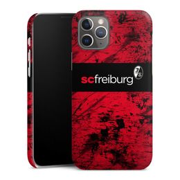 DeinDesign iPhone 12 Pro Handy Premium Case Smartphone Handyh&uuml;lle Schutzh&uuml;lle matt Official Licensed Product Sc Freiburg Logo Premium Case