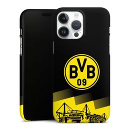 DeinDesign iPhone 14 Pro Max Handy Premium Case Smartphone Handyh&uuml;lle Schutzh&uuml;lle matt Borussia Dortmund Stadium Bvb Premium Case