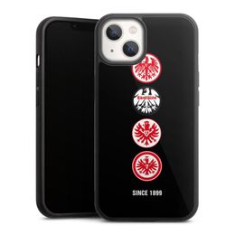DeinDesign iPhone 13 Handy Gallery Case Handyh&uuml;lle 9H Geh&auml;rtetes Glas R&uuml;ckseite H&uuml;lle Eintracht Frankfurt Soccer Sge Gallery Case