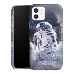 DeinDesign iPhone 12 Handy Premium Case Smartphone Handyh&uuml;lle Schutzh&uuml;lle matt Robot Merchandise Star Wars Premium Case