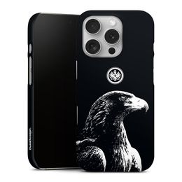 DeinDesign iPhone 16 Pro Handy Premium Case Smartphone Handyh&uuml;lle Schutzh&uuml;lle matt Attila Official Licensed Product Eintracht Frankfurt Premium Case