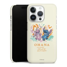 DeinDesign iPhone 14 Pro Handy Premium Case Smartphone Handyh&uuml;lle Schutzh&uuml;lle matt Official Licensed Product Lilo & Stitch Disney Premium Case
