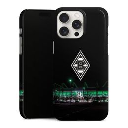 DeinDesign iPhone 15 Pro Max Handy Premium Case Smartphone Handyh&uuml;lle Schutzh&uuml;lle gl&auml;nzend Borussia M&ouml;nchengladbach Official Licensed Product Stadium Premium 