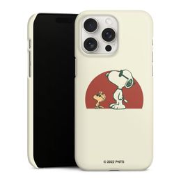 DeinDesign iPhone 15 Pro Max Handy Premium Case Smartphone Handyh&uuml;lle Schutzh&uuml;lle gl&auml;nzend Snoopy Official Licensed Product Kindheit Premium Case