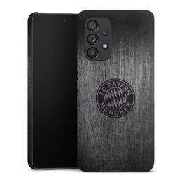 DeinDesign Galaxy A53 5G Handy Premium Case Smartphone Handyh&uuml;lle Schutzh&uuml;lle gl&auml;nzend Fc Bayern M&uuml;nchen Metallic Look Fcb Premium Case