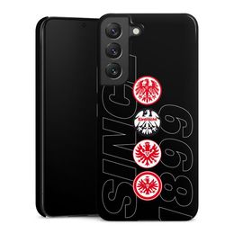 DeinDesign Galaxy S22 Handy Premium Case Smartphone Handyh&uuml;lle Schutzh&uuml;lle gl&auml;nzend Eagle Logo Eintracht Frankfurt Premium Case