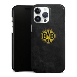 DeinDesign iPhone 14 Pro Max Handy Premium Case Smartphone Handyh&uuml;lle Schutzh&uuml;lle gl&auml;nzend Bvb Borussia Dortmund Merchandise Premium Case