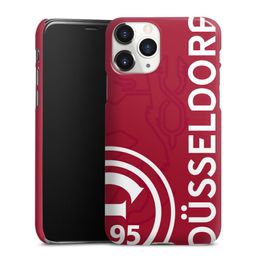 DeinDesign iPhone 11 Pro Handy Premium Case Smartphone Handyh&uuml;lle Schutzh&uuml;lle gl&auml;nzend Lettering F95 Fortuna D&uuml;sseldorf Premium Case