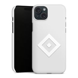 DeinDesign iPhone 15 Plus Handy Premium Case Smartphone Handyh&uuml;lle Schutzh&uuml;lle gl&auml;nzend Hsv Hamburger Sv Coat Of Arms Premium Case