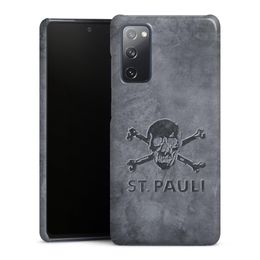 DeinDesign Galaxy S20 FE Handy Premium Case Smartphone Handyh&uuml;lle Schutzh&uuml;lle gl&auml;nzend Concrete Logo Fc St. Pauli Premium Case