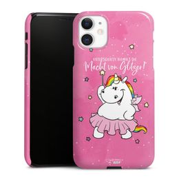 DeinDesign iPhone 11 Handy Premium Case Smartphone Handyh&uuml;lle Schutzh&uuml;lle gl&auml;nzend Pummeleinhorn Pummel & Friends Official Licensed Product Premium Case