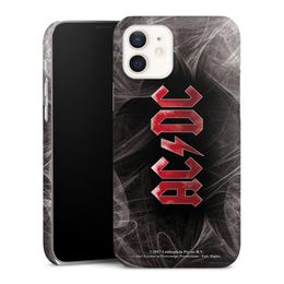 DeinDesign iPhone 12 Handy Premium Case Smartphone Handyh&uuml;lle Schutzh&uuml;lle matt Merchandise Acdc Logo Premium Case