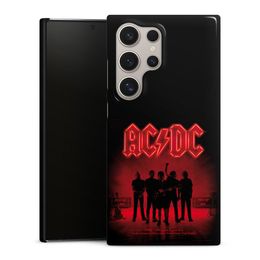 DeinDesign Galaxy S24 Ultra Handy Premium Case Smartphone Handyh&uuml;lle Schutzh&uuml;lle gl&auml;nzend Band Acdc Official Licensed Product Premium Case