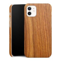 DeinDesign iPhone 12 mini Handy Premium Case Smartphone Handyh&uuml;lle Schutzh&uuml;lle matt Larch Wood Wooden Look Premium Case