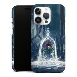 DeinDesign iPhone 14 Pro Handy Premium Case Smartphone Handyh&uuml;lle Schutzh&uuml;lle matt Rose The Beauty And The Beast Disney Princess Premium Case