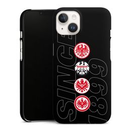 DeinDesign iPhone 14 Handy Premium Case Smartphone Handyh&uuml;lle Schutzh&uuml;lle matt Eagle Logo Eintracht Frankfurt Premium Case