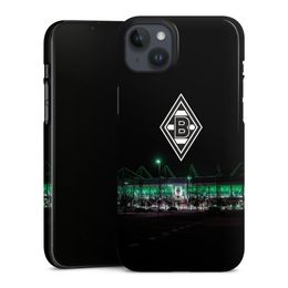 DeinDesign iPhone 14 Plus Handy Premium Case Smartphone Handyh&uuml;lle Schutzh&uuml;lle gl&auml;nzend Borussia M&ouml;nchengladbach Official Licensed Product Stadium Premium Case