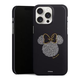 DeinDesign iPhone 15 Pro Max Handy Premium Case Smartphone Handyh&uuml;lle Schutzh&uuml;lle gl&auml;nzend Minnie Mouse Muster Disney Premium Case