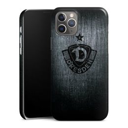 DeinDesign iPhone 12 Pro Handy Premium Case Smartphone Handyh&uuml;lle Schutzh&uuml;lle gl&auml;nzend Sg Dynamo Dresden Official Licensed Product Vintage Premium Case