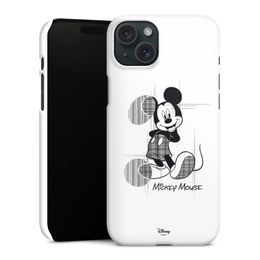 DeinDesign iPhone 15 Plus Handy Premium Case Smartphone Handyh&uuml;lle Schutzh&uuml;lle gl&auml;nzend Mickey Mouse Disney Official Licensed Product Premium Case