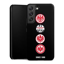 DeinDesign Galaxy S22 Handy Premium Case Smartphone Handyh&uuml;lle Schutzh&uuml;lle gl&auml;nzend Eintracht Frankfurt Soccer Sge Premium Case