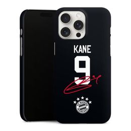 DeinDesign iPhone 15 Pro Max Handy Premium Case Smartphone Handyh&uuml;lle Schutzh&uuml;lle matt Fc Bayern M&uuml;nchen Harry Kane Jersey Premium Case