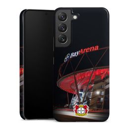 DeinDesign Galaxy S22 Handy Premium Case Smartphone Handyh&uuml;lle Schutzh&uuml;lle gl&auml;nzend Official Licensed Product Bayer 04 Leverkusen Stadium Premium Case